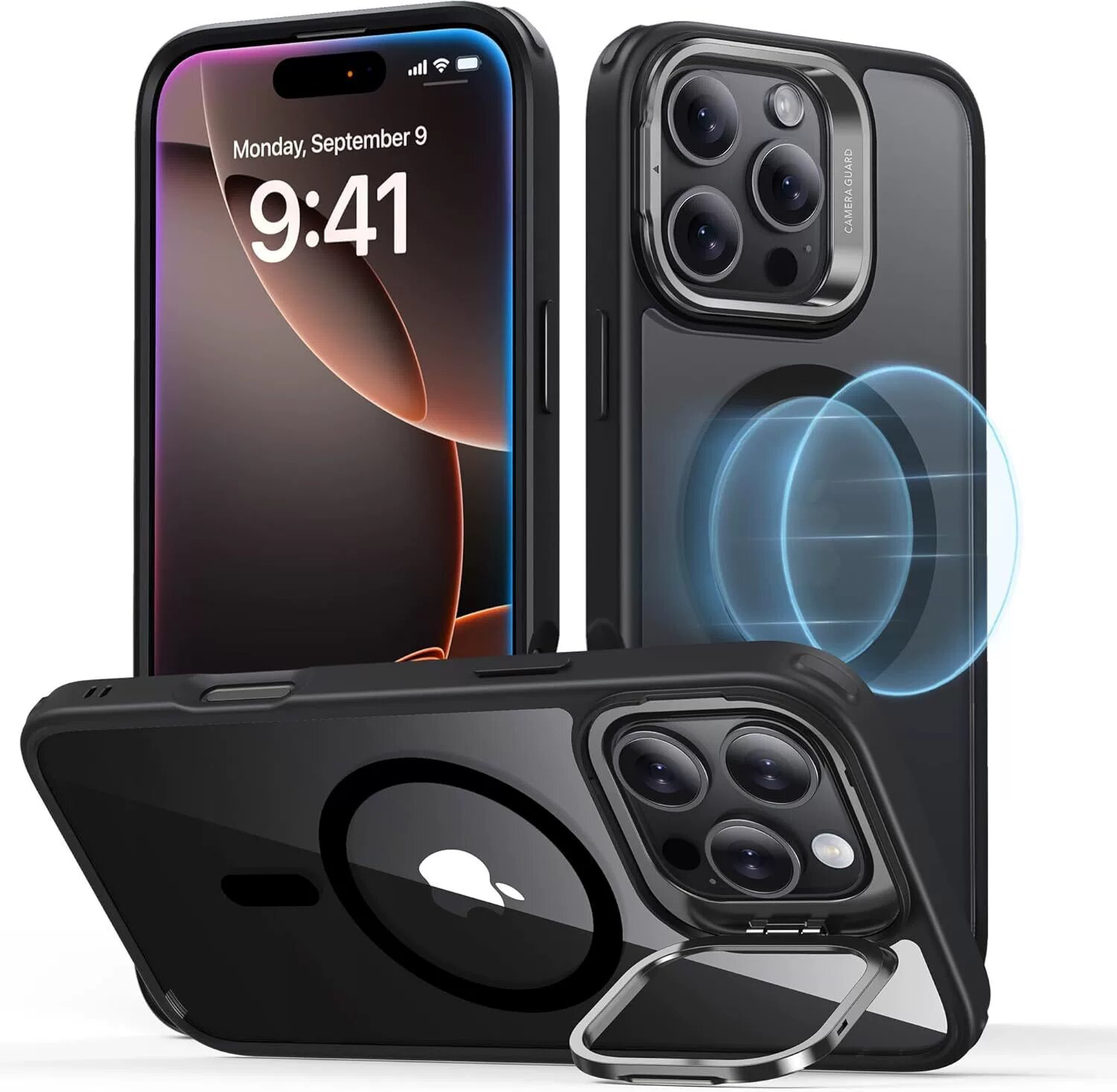 Чехол Creative Case для Apple iPhone16 Pro (айфон 16 про) магнитный, совместимый с MagSafe (магсейф), противоударный ESR