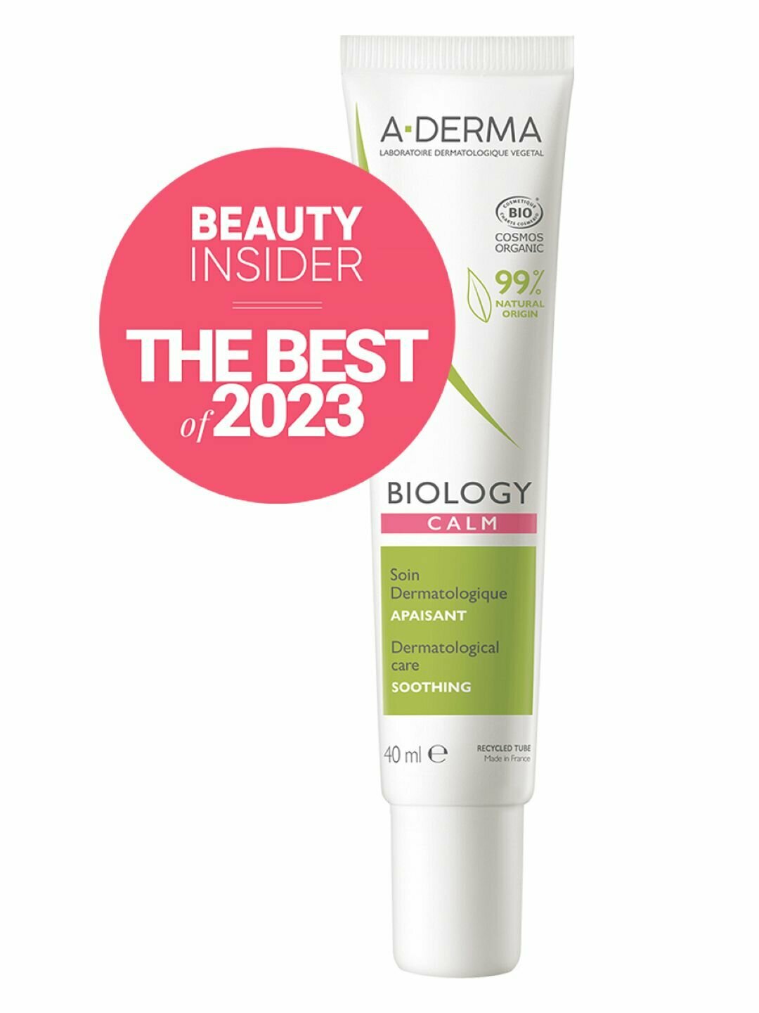 А-дерма биолоджи Успокаивающий смягчающий дерматологический флюид для хрупкой кожи, 40 мл | A-DERMA Biology Calm