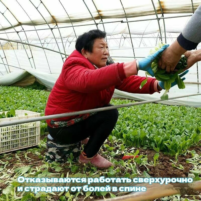 Поясная сиденье-скамья для садоводства камуфляж из плотного EPP, переносное сиденье для сбора урожая — фото 1