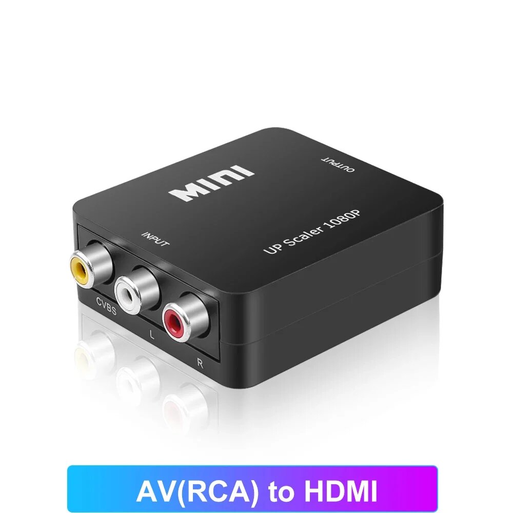 Адаптер AV (RCA) к HDMI kebidumei B Style AV TO HDMI