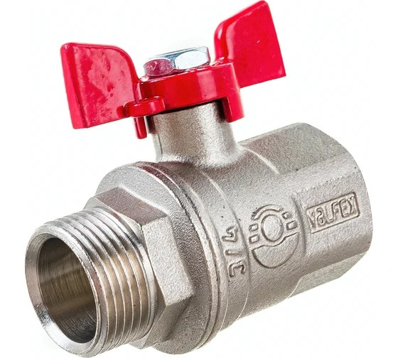 Кран шаровой VALFEX 3/4" FM бабочка STANDART ГОСТ VF.218. NB1.034. N/P59