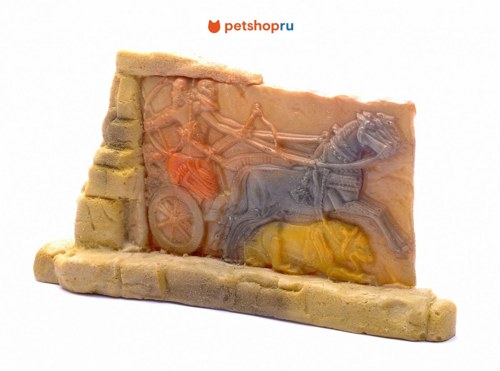 Benelux Декор для аквариумов "Горизонтальный иероглиф", 28 * 4 * 15 см (Hieroglyph horizontal aqua decor)