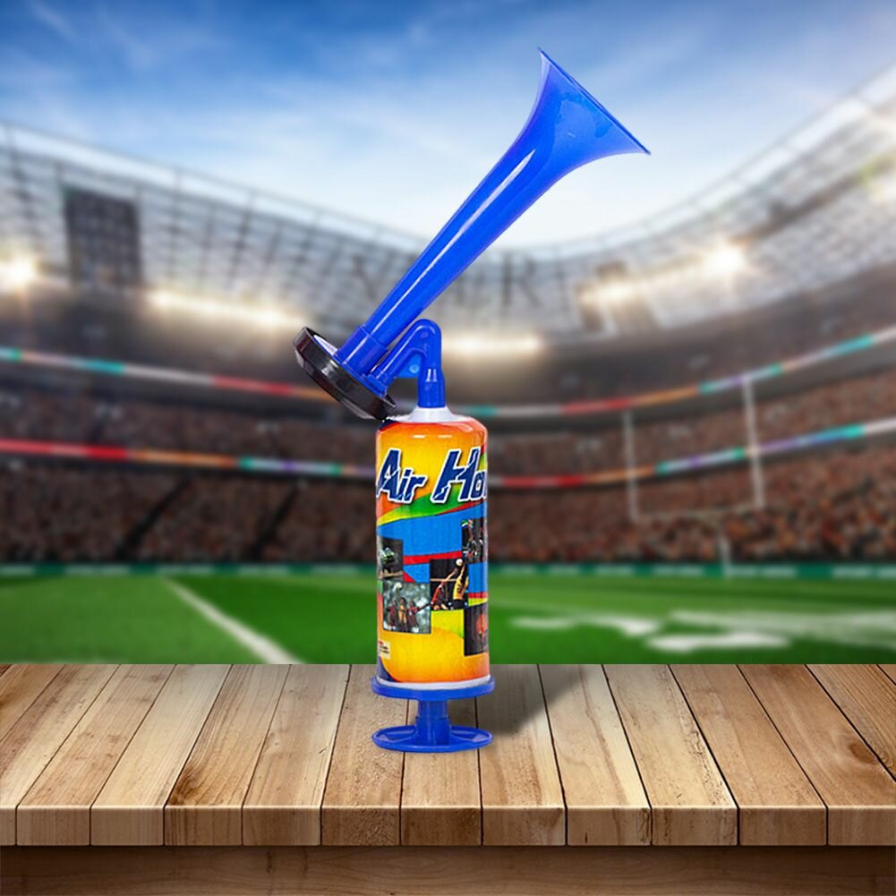 Громкий портативный воздушный горн для футбола и мероприятий с ручным насосом, водонепроницаемый, легкий и прочный