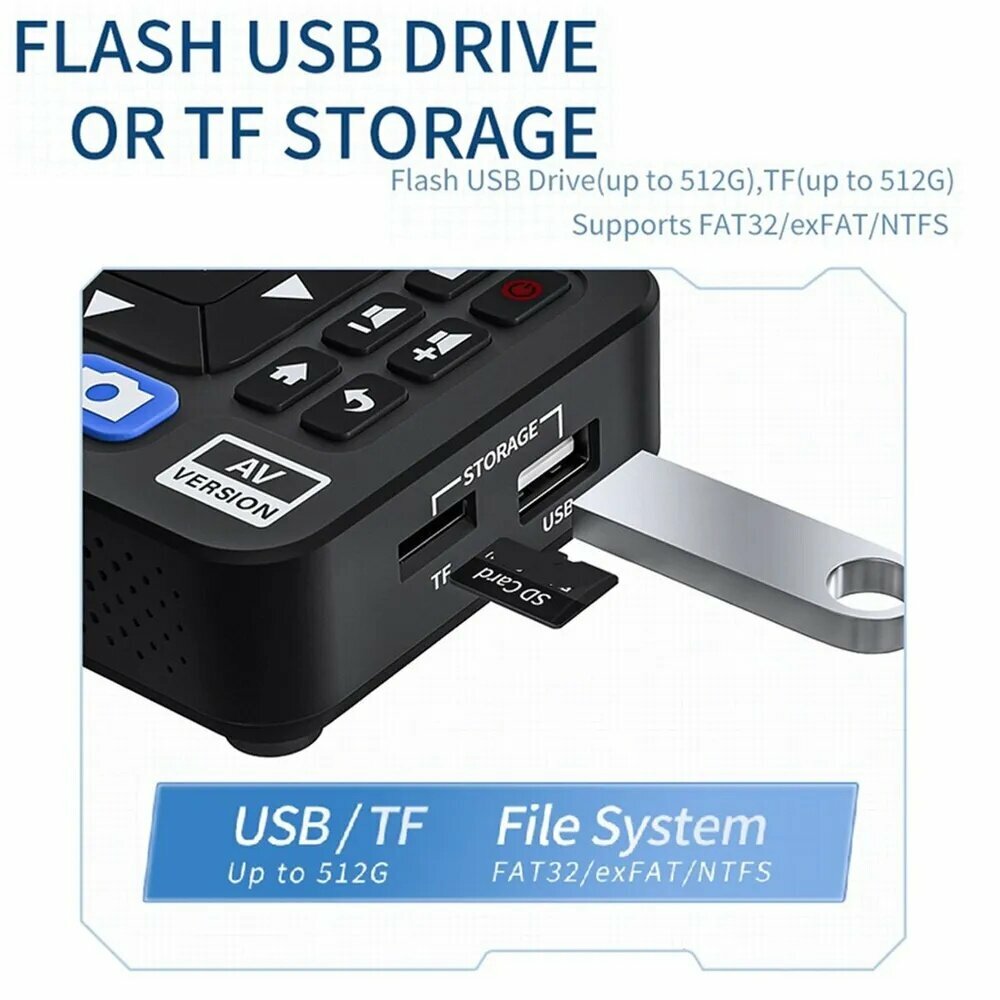 UR230A Автономный эндоскоп Аналоговый CVBS SVideo MP3 Видеорекодер Камера USB Карта захвата Коробка ЕС Вилка