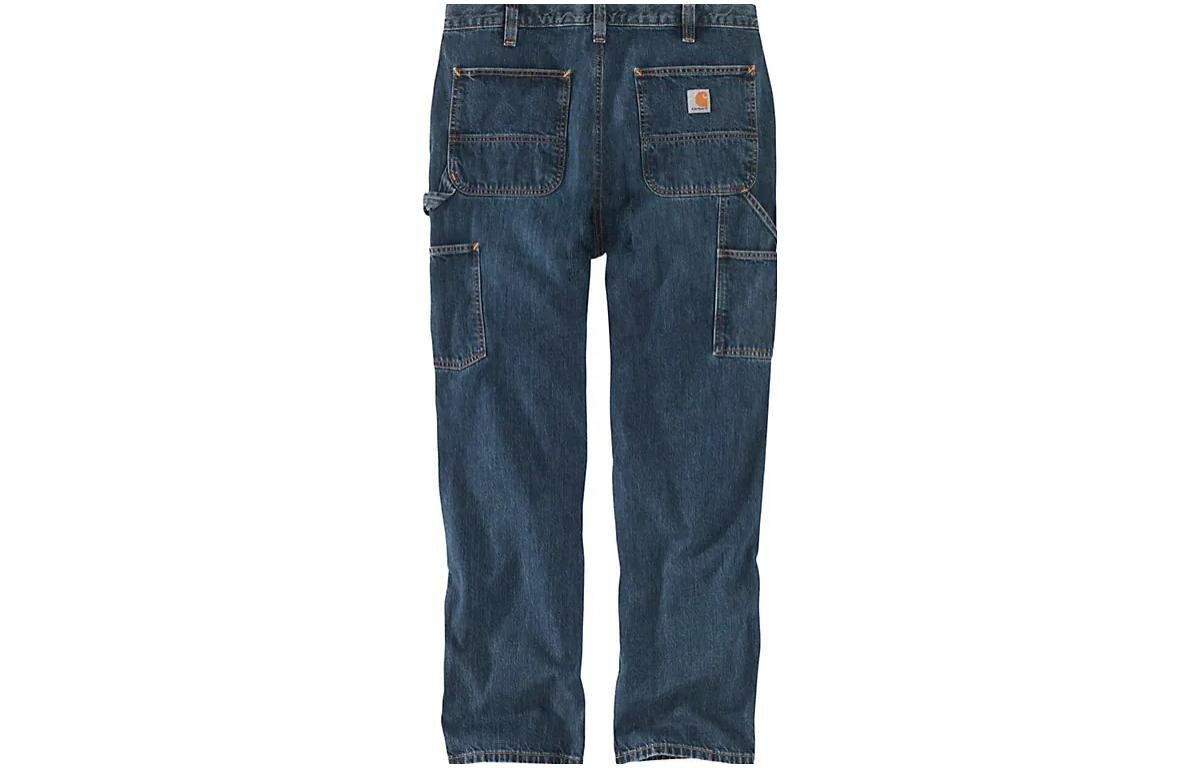 Джинсы мужские Carhartt 8876304 прямого кроя рабочие из прочного хлопка 32 EU