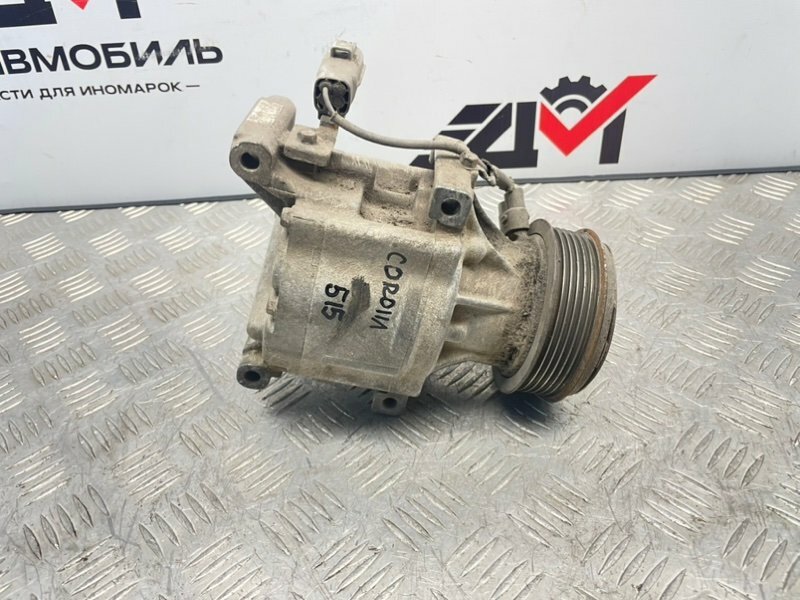 Б/У компрессор кондиционера toyota corolla 2003 ZZE120 4ZZFE nне работает муфта, скол на креплении 61730 TOYOTA арт. 883201...