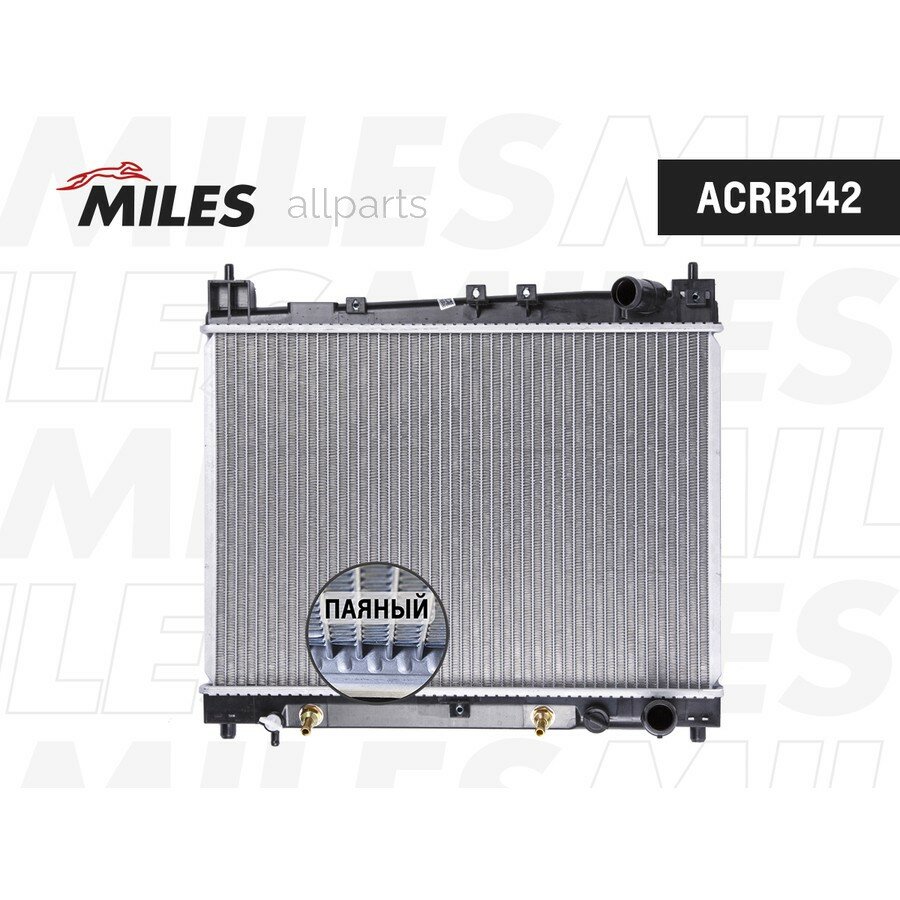MILES ACRB142 Радиатор TOYOTA YARIS / VITZ 99- AT паяный