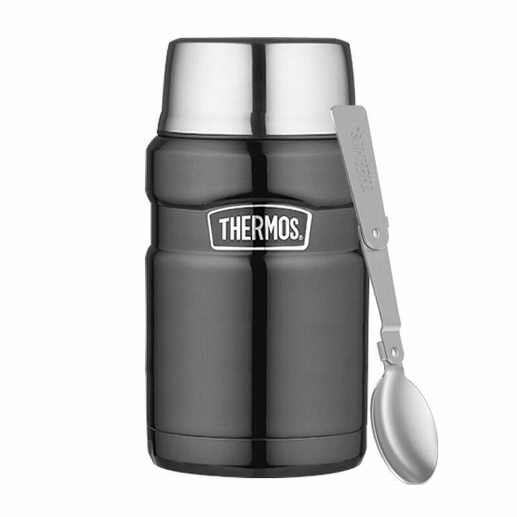 Термос Decathlon Thermos, для еды, нержавеющая сталь, 710мл, с ложкой