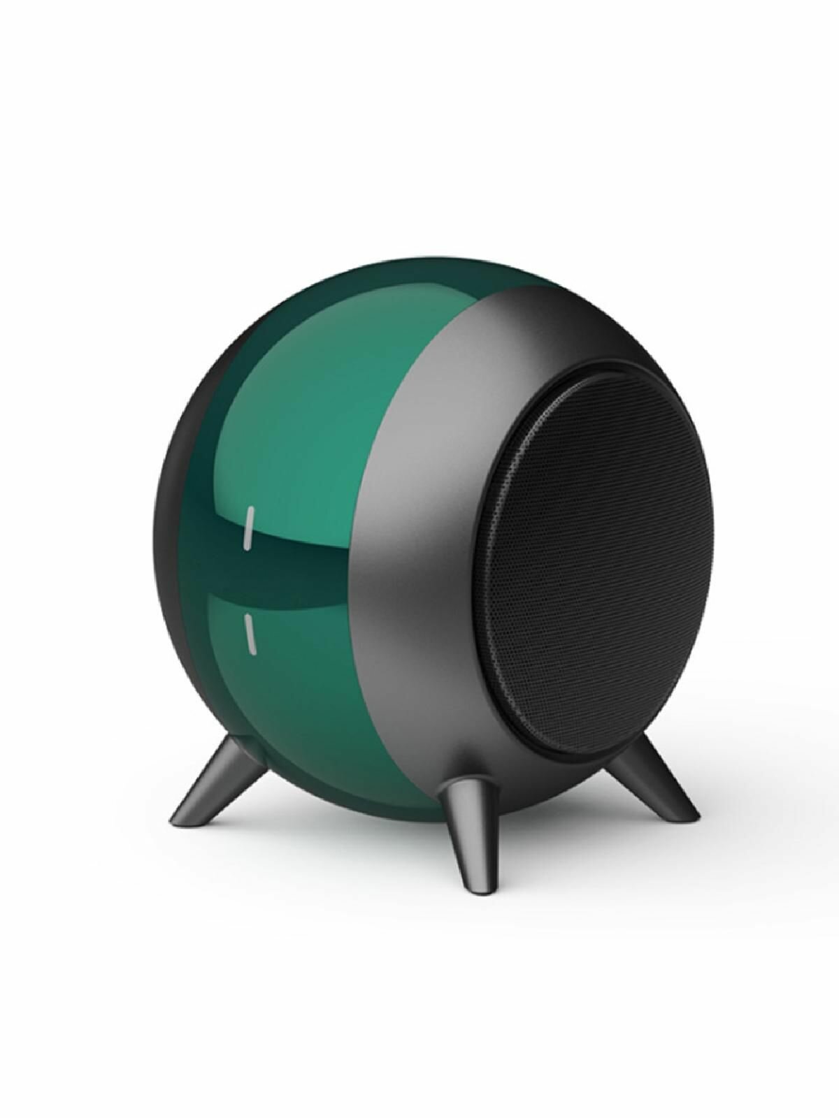 Умная колонка, Беспроводной динамик Bluetooth mini metal small steel cannon-Пластик-зеленый