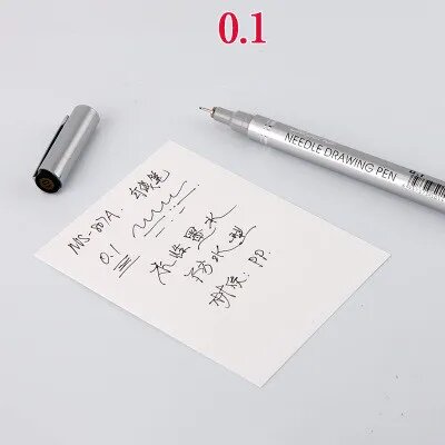 Водонепроницаемый чернила черный микрон Neelde рисунок пером пигмент мелкий линзовый эскизный Маркеры Ручка для письма ручная Краски аниме товары для рукоделия