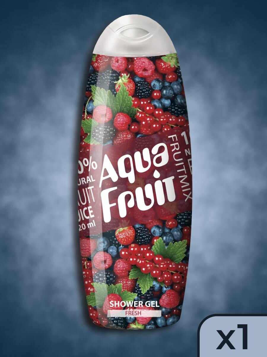 AQUAFRUIT "FRUITMIX" Гель для душа FRESH 420 мл