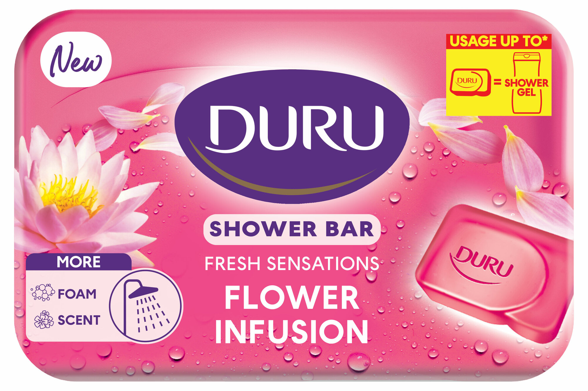 Мыло твердое Duru Fresh Flower, 150 г