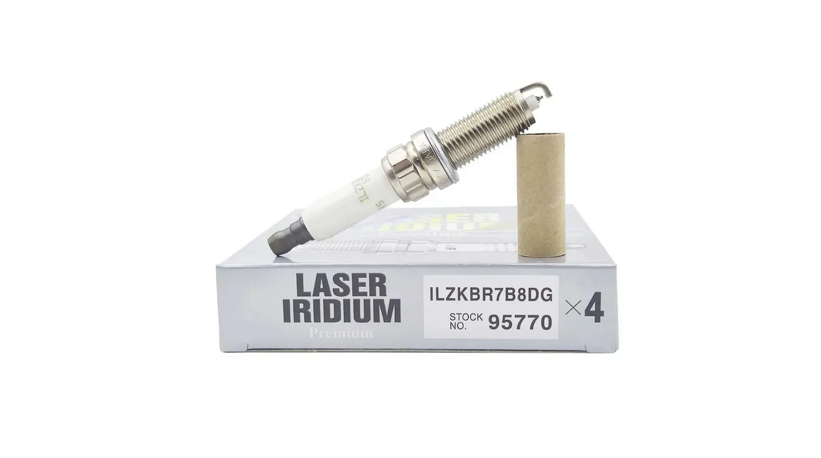 Свеча зажигания NGK ILZKBR7B8DG, платиновые электроды, размер резьбы М12, длина 26,5 мм