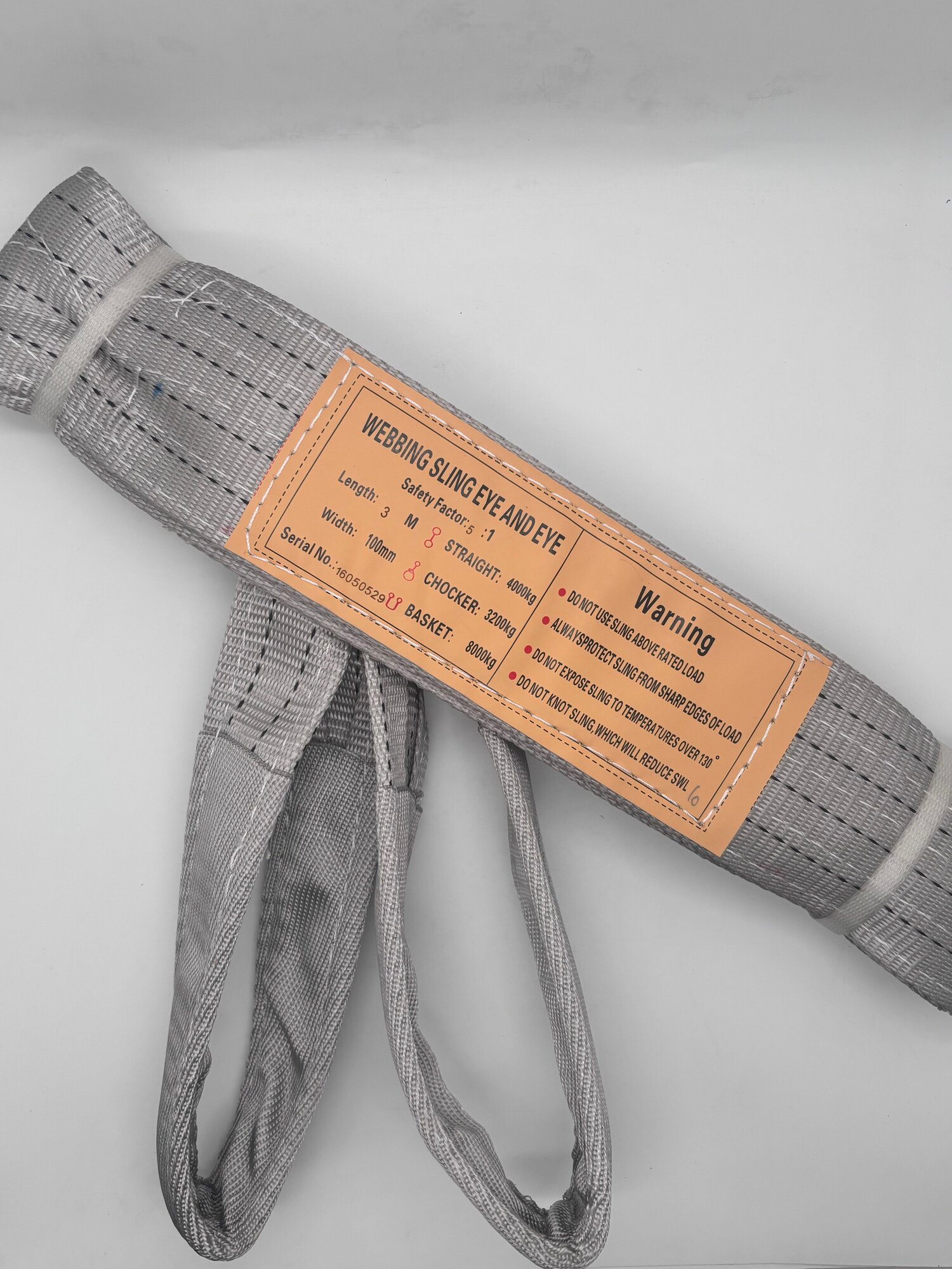 Строп текстильный петлевой СТП 4 тонны/ 3 метра. Чалка тканевая