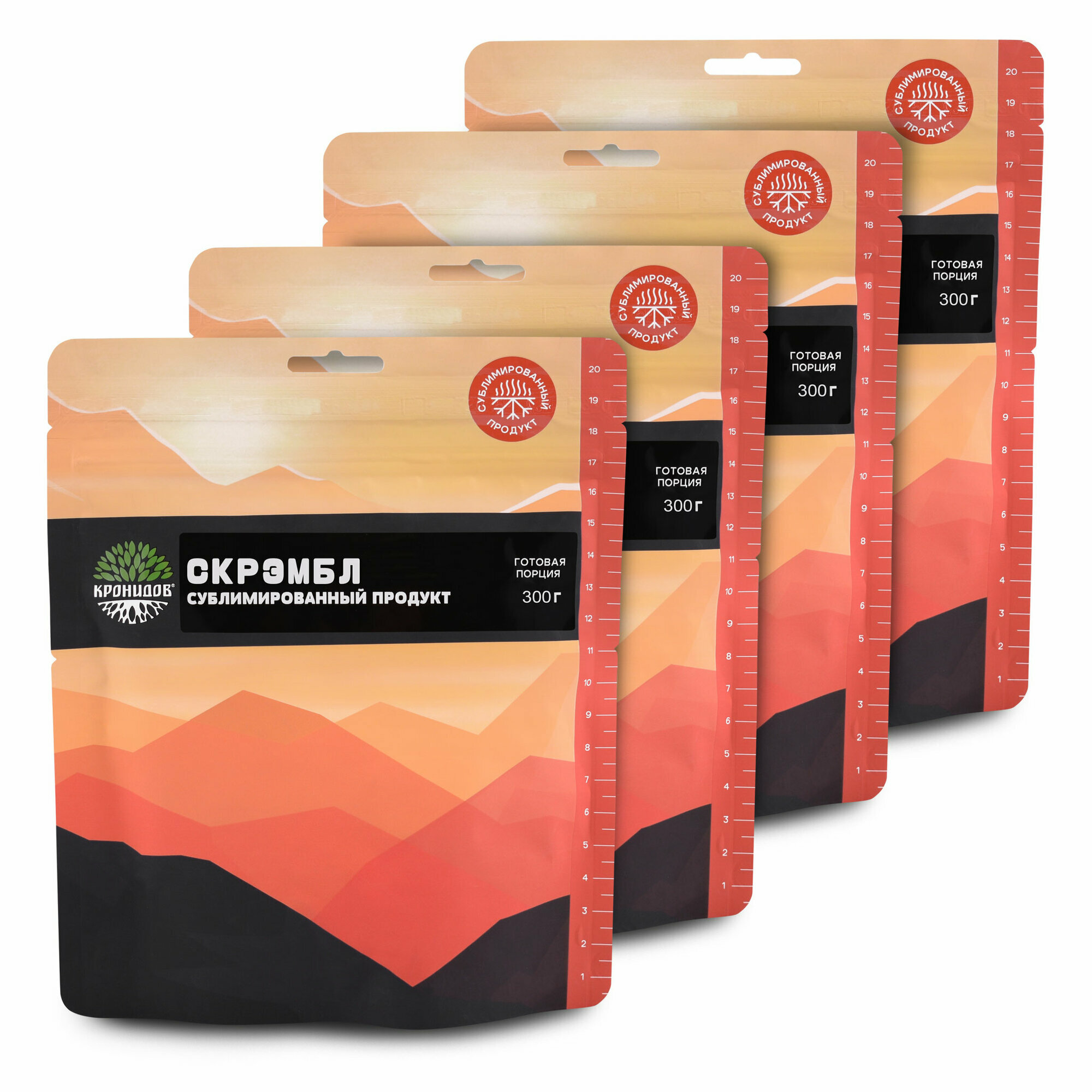 Сублимат Скрэмбл (Кронидов) 90 грамм. Набор 4 штуки 360 грамм.
