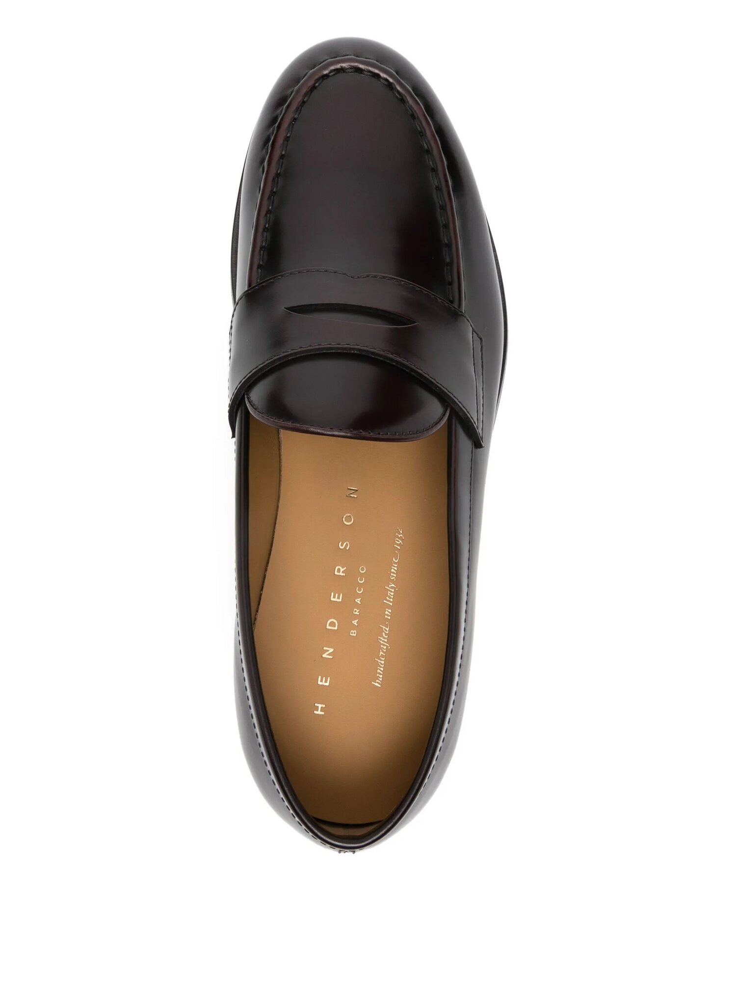 Лоферы HENDERSON BARACCO Leather penny loafers, размер 43 — фото 1