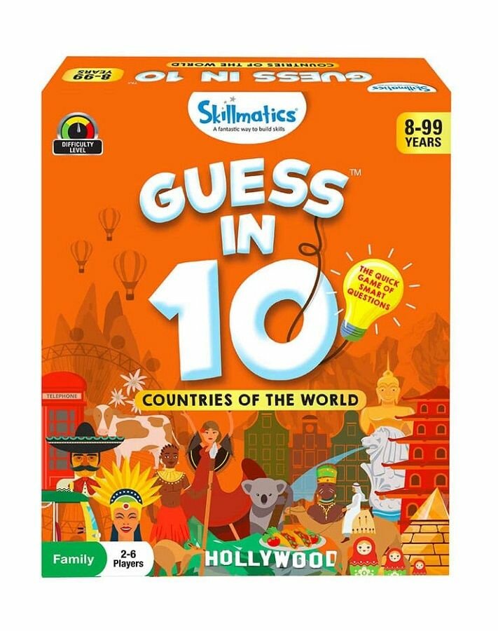 Настольная игра Gaga Games "Guess in 10", Countries of the World, в коробке