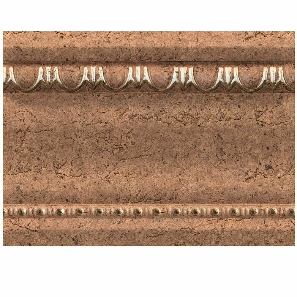 Карниз, Интерьерный багет, набор 2 шт. 80х57х1100мм Опал Cosca A80(2)/DB4-1