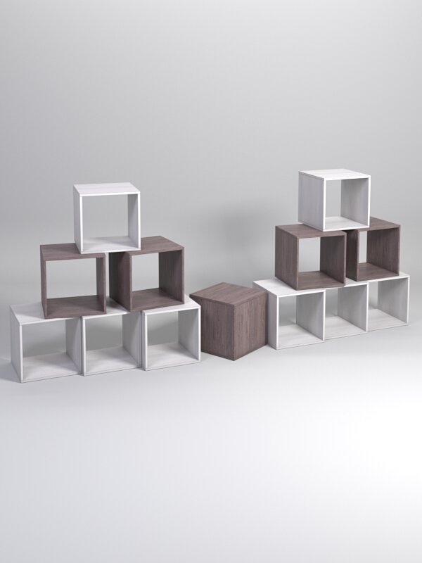 Комплект демонстрационных кубов №5, Ясень Анкор и Ясень Анкор