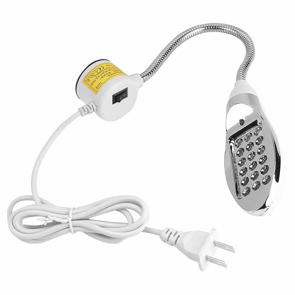 18 светодиодных ламп для швейной машины с регулируемой яркостью, магнитное основание, настольная лампа для рукоделия и кропотливой работы