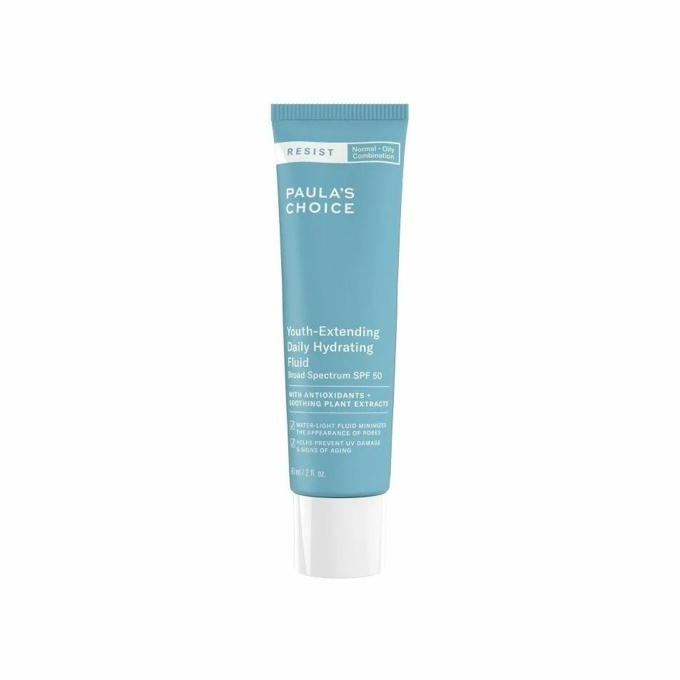 Paula's Choice - Resist Youth-Extending Daily Hydrating Fluid SPF50 Увлажняющий солнцезащитный флюид 60 мл