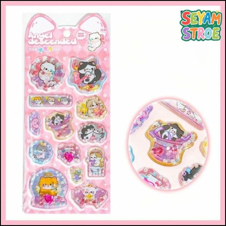 Эксклюзивный 3D стикер мультяшный дизайн 1 штука