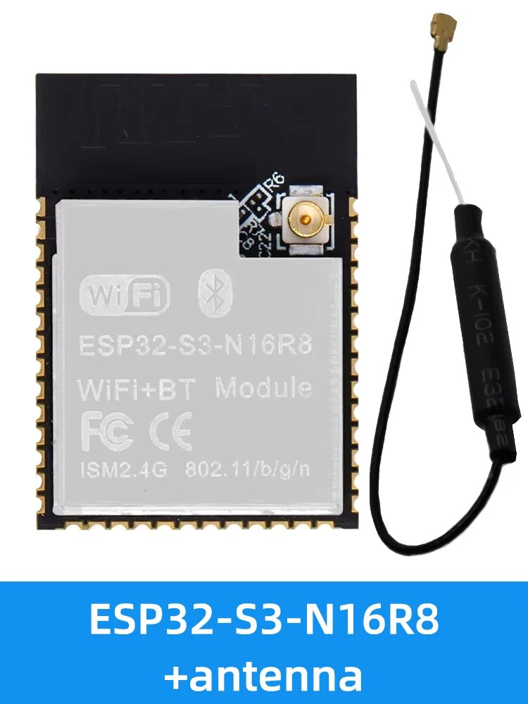 ESP32-S3-Dev-KitC-1 беспроводной модуль Baishundianzi N16R8 chip-antenna