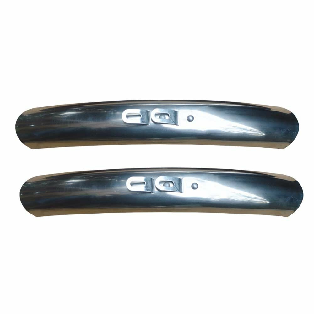 1 Пара Дорожных Велосипедных Брызговиков 700C 27 " Велосипедное Переднее Заднее Крыло Серебристого Цвета Diy