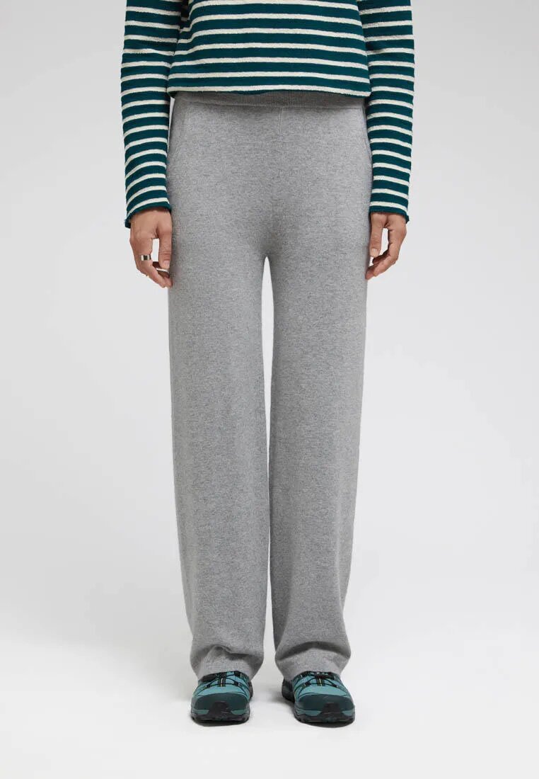 Брюки трикотажные с кашемиром и шерстью