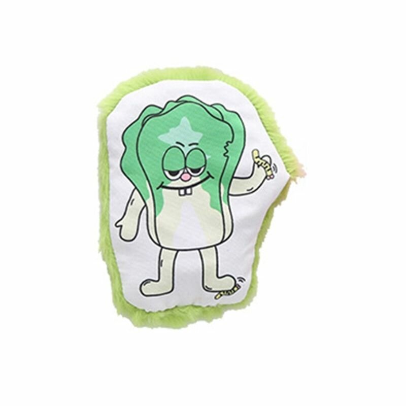 Кошачья кошачья мята, плюшевая игрушка, подарок котенку, милая растительная форма, жевание зубов со звуком погремушки