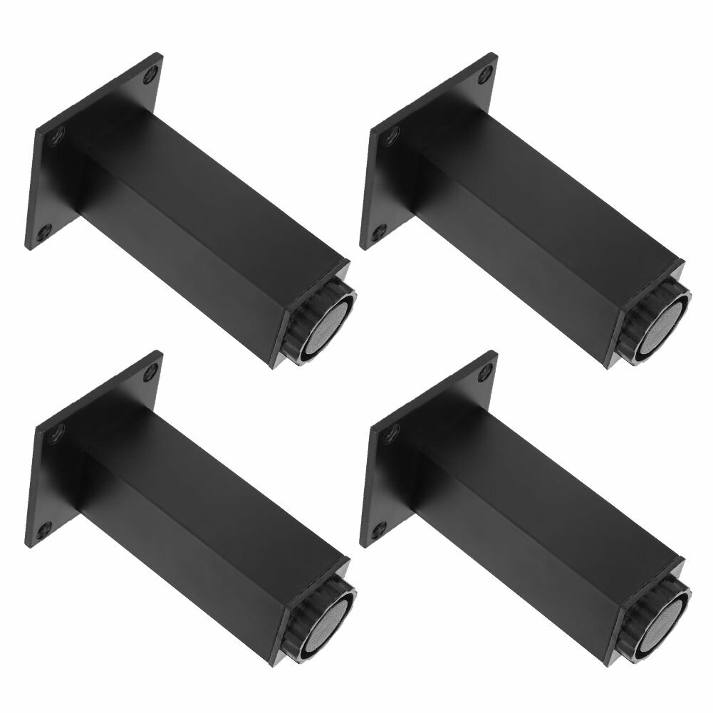 Ножки-кровати из алюминиевого сплава 120 мм, регулируемые, прочная опора для мебельных аксессуаров для шкафов