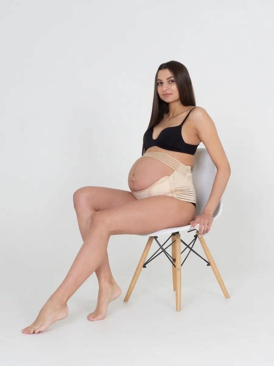 Бандаж для беременных 4 в 1 беж. L