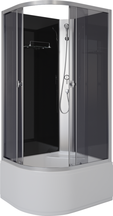 Душевая кабина Niagara Eco E90/70/40R/TN/BK 90х70 см, без крыши