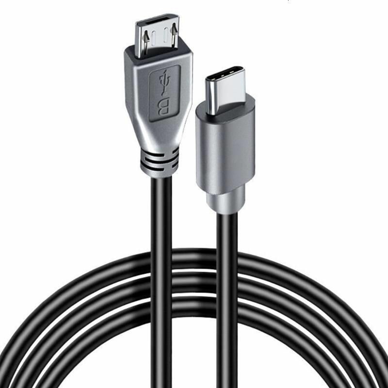 USB C To Micro Cable Type Зарядка данных передачи данных для телефона для ноутбука, 30cm