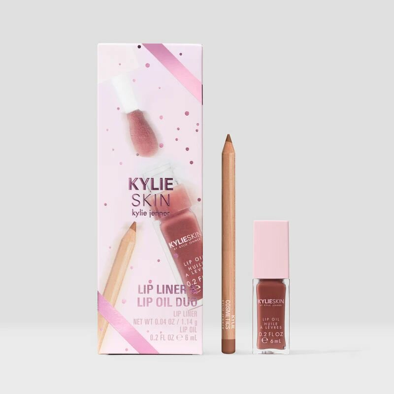Kylie Cosmetics Подарочный набор для губ Lip Liner & Lip Oil Duo Gift Set, 2 шт