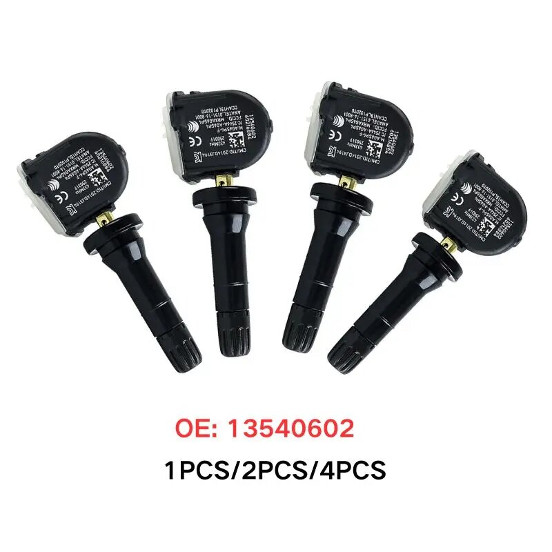 13540602 13598773 Датчик TPMS, датчик давления в шинах для Cadillac CT6 XT5 Malibu GMC Savana Opel Antara Viva Buick Enclave 433 МГц JAC J7, 4pcs