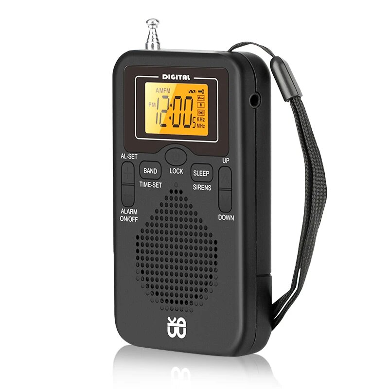 Портативное радио W206 AM FM, цвет W-206