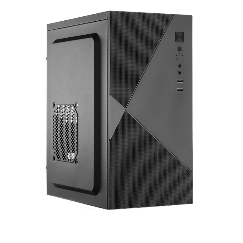 Foxline Корпус Minitower Foxline Forza FZ-019-SX450, mATX, черный (450Вт)