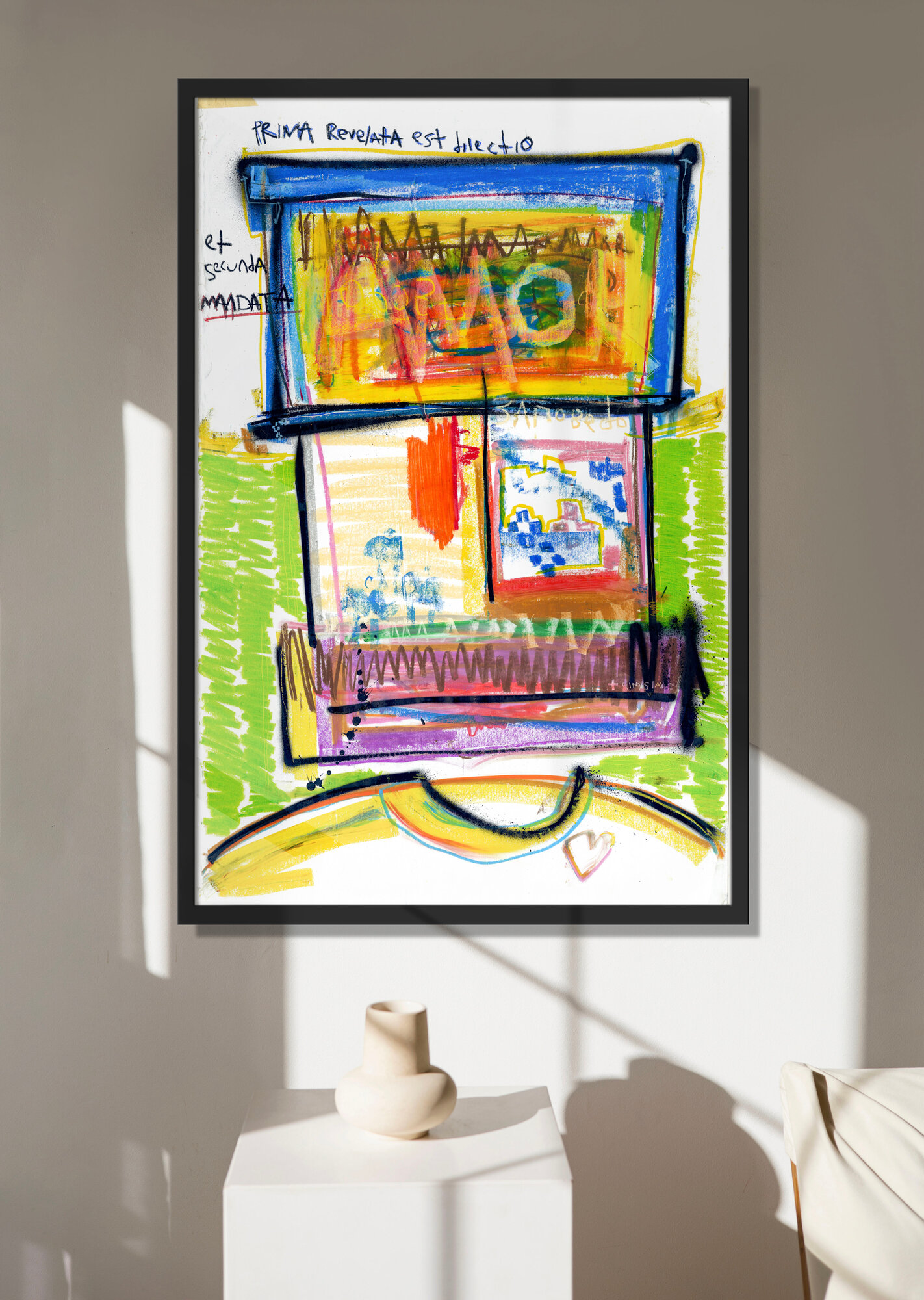 Постер "Amor". A3, без рамы, лимитированный тираж 22 штуки. Подписанное и пронумерованное художником вручную.