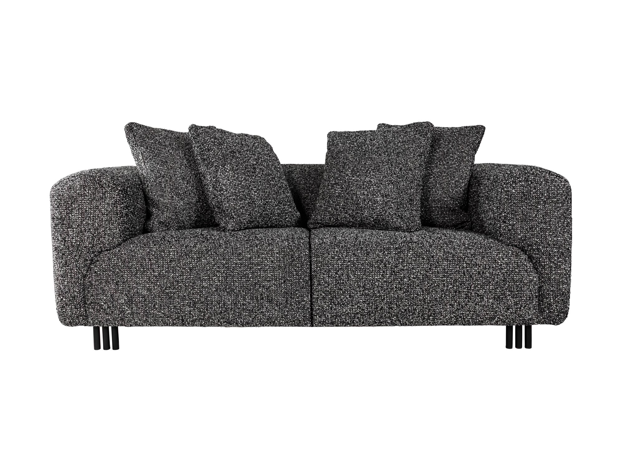 Диван Bergman S, Каркас - березовая фанера, Наполнитель - ППУ, Пружины, Наполнитель подушек - хлопок, Основание -