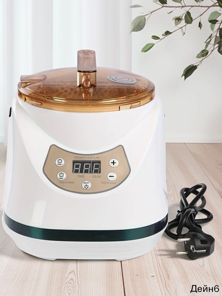 Портативный парогенератор для сауны 2.8 л с пультом СПА-детокс, 220В 1.5 кВт Нержавеющая кастрюля Домашняя баня