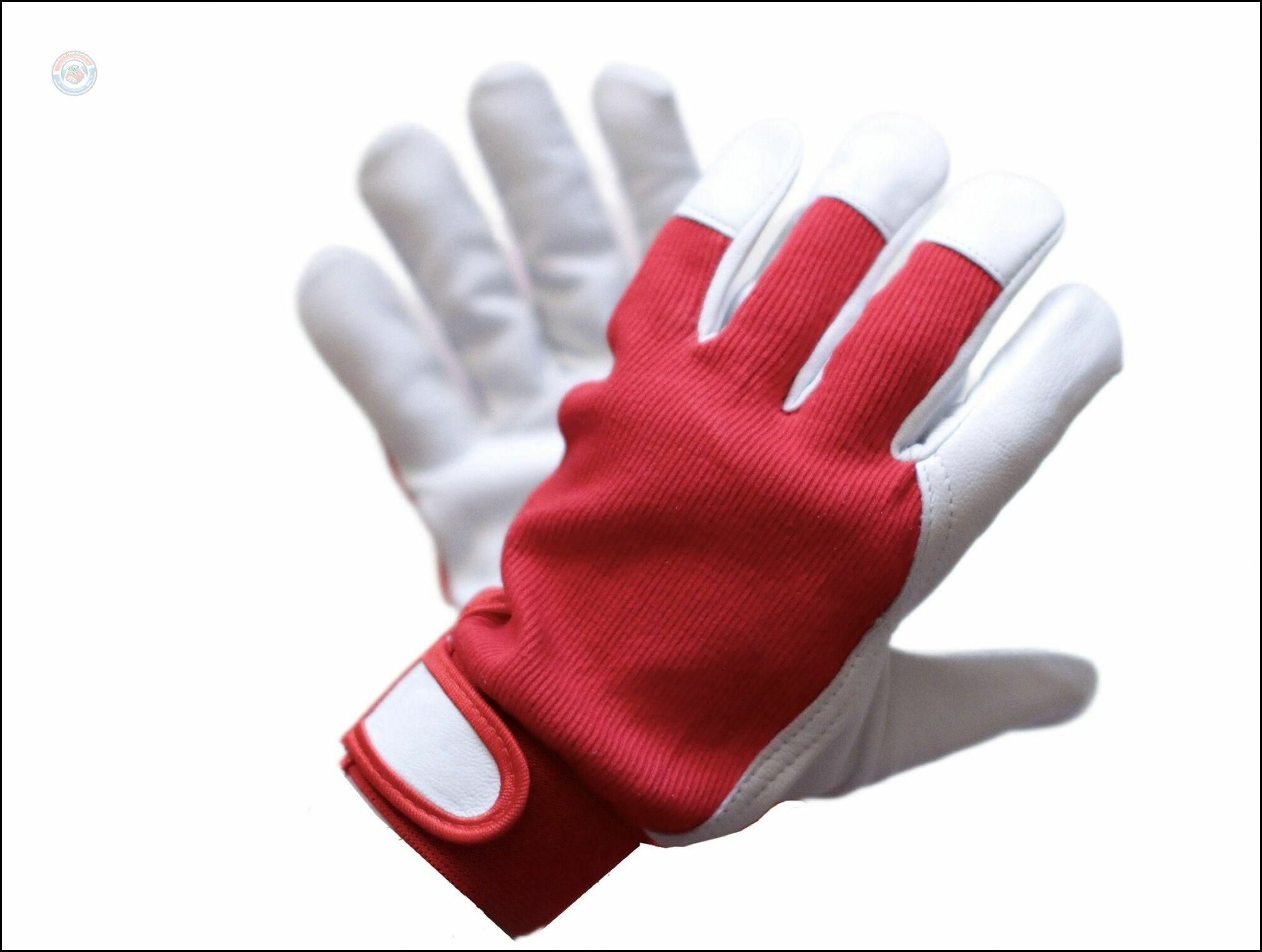 Кожаные защитные перчатки King Gloves 202 для сварки, ремонта, сада и строительства, комфортные рабочие перчатки с манжетой на липучке, универсальный размер