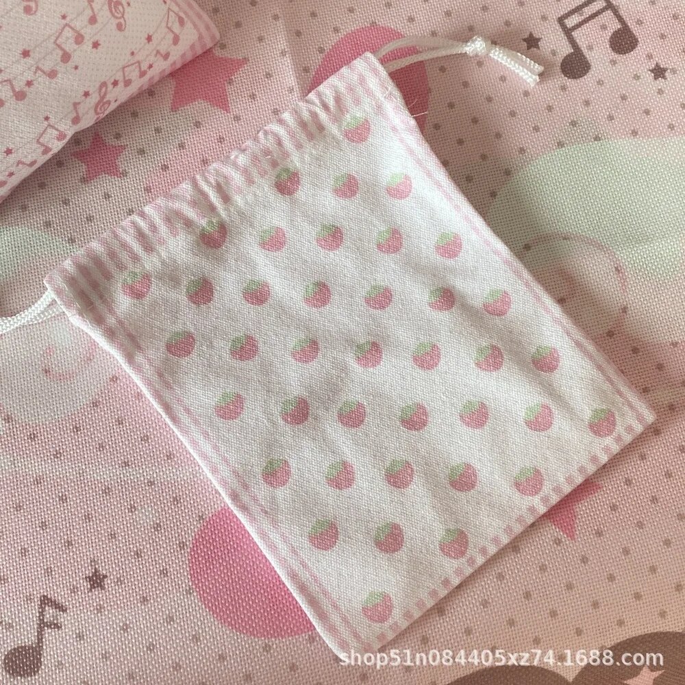 Карманный набор для заметок из ткани белый