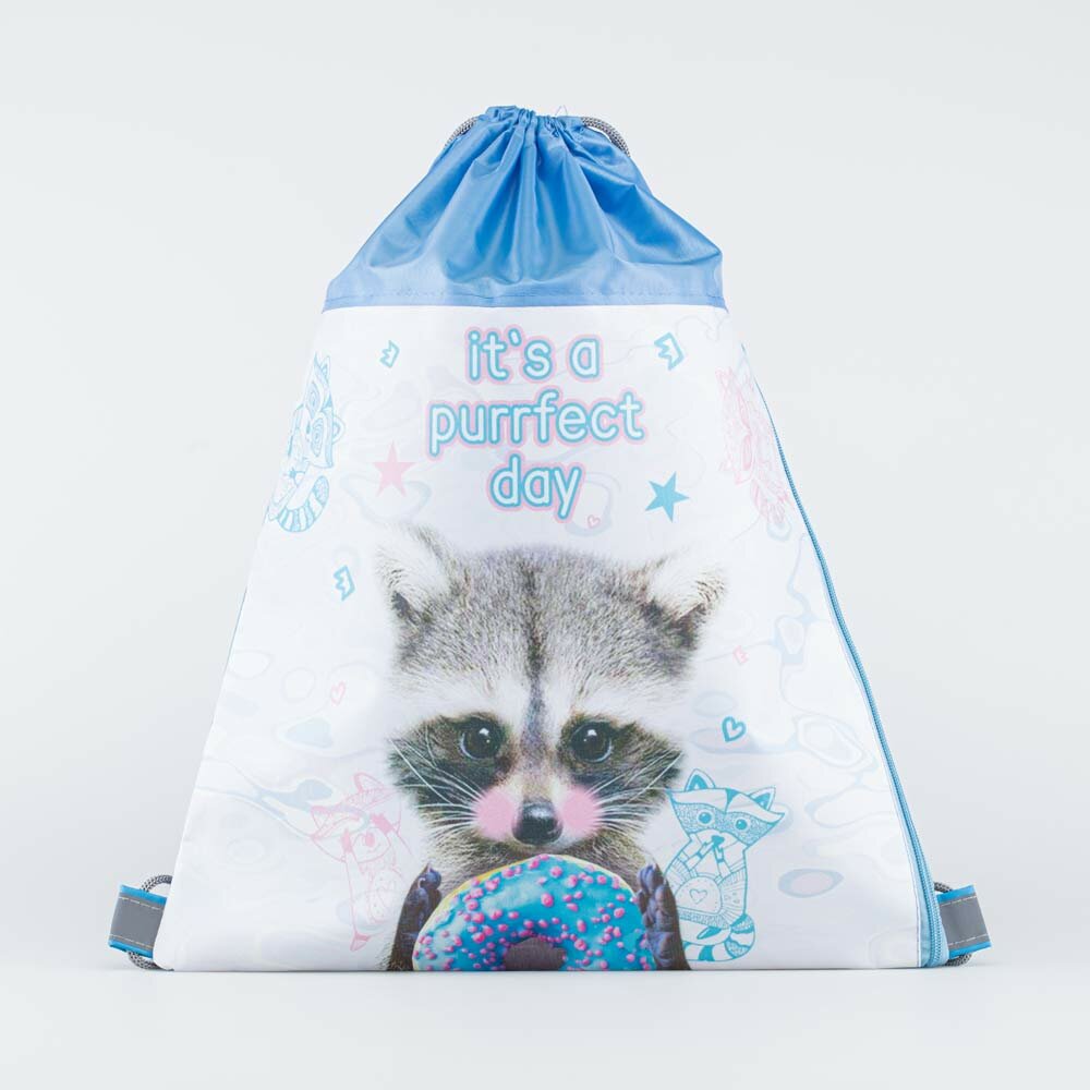 Мешок для сменной обуви енот котофей 02808105-20 размер разм.40*50