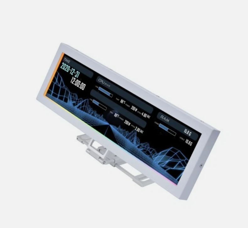 Лиан Ли 8.8 универсальный экран регулируемый монтаж освещения ARGB дисплей температуры