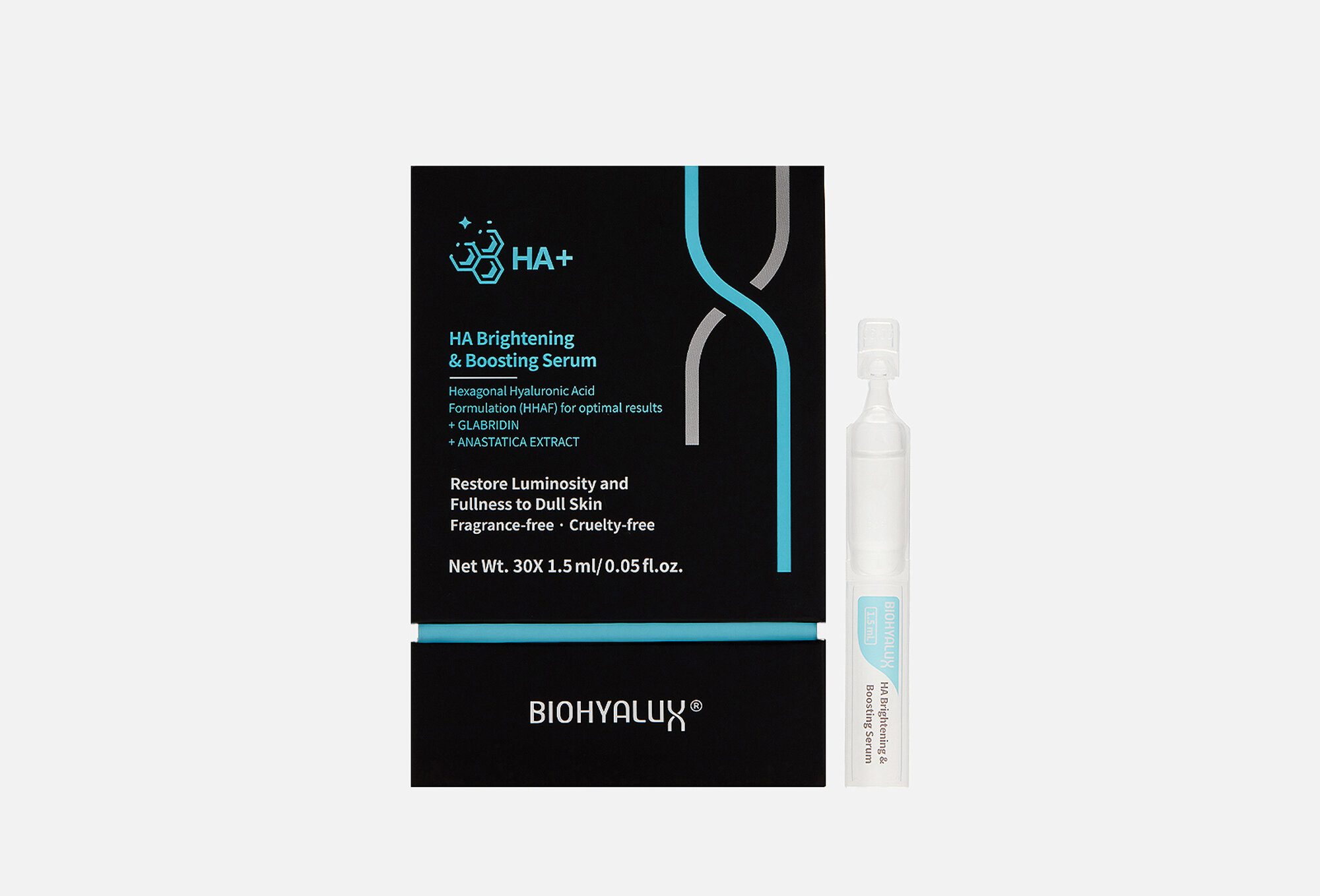 Осветляющая и стимулирующая сыворотка для лица BIOHYALUX на Brightening&Boosting Serum 1.5 мл