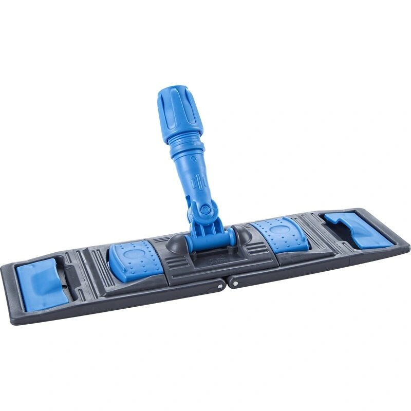 Держатель МОПа универс. пластик 40х11см т. серый/синий NPK195