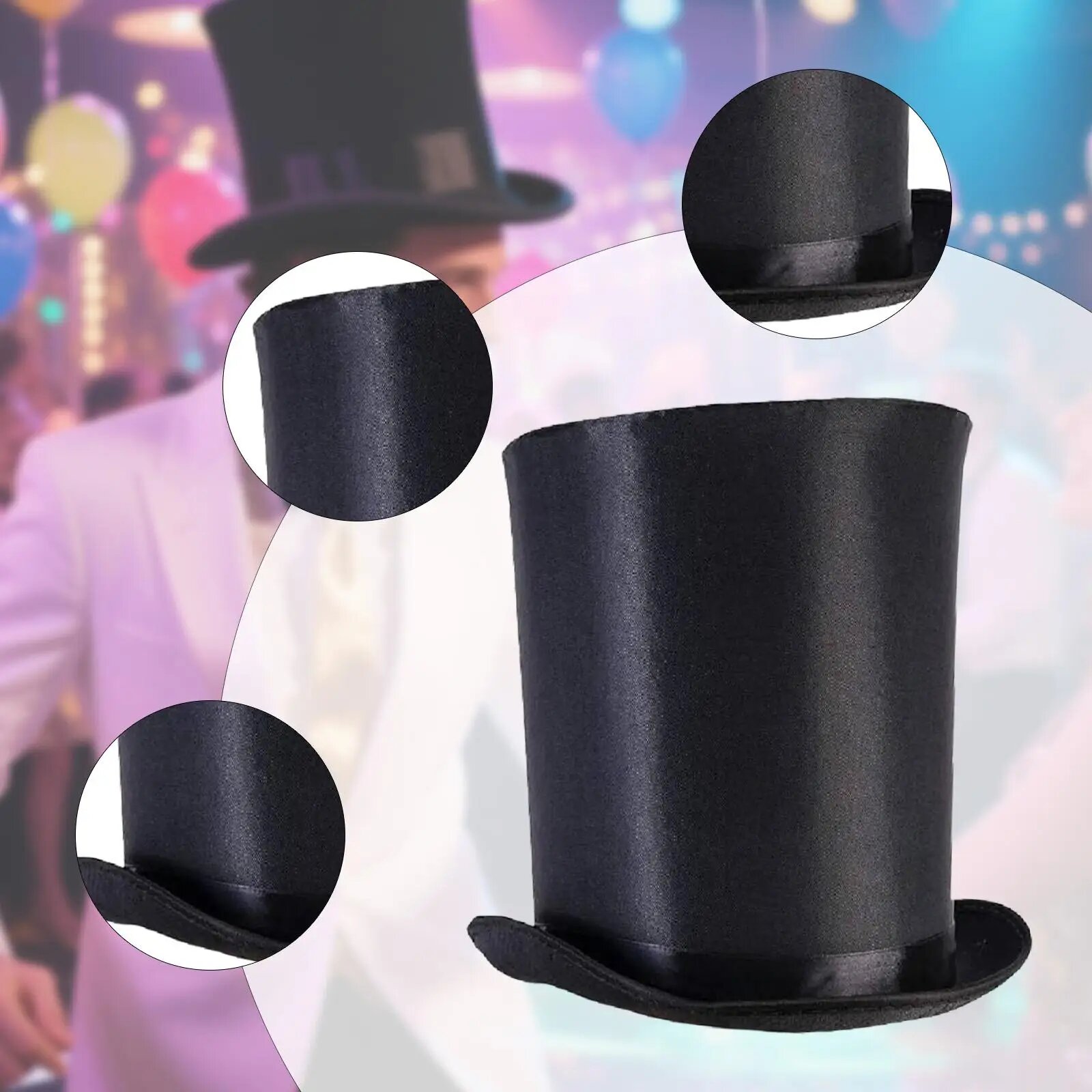 Цилиндр Ringmaster Цирковая шляпа для тематических вечеринок, вечеринок по случаю дня рождения