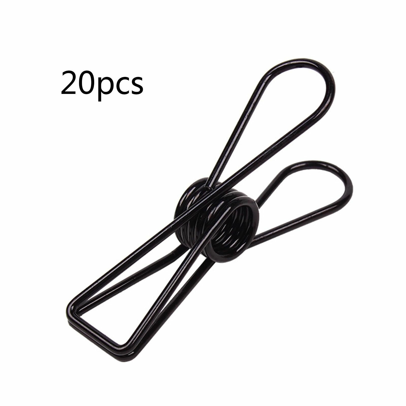 Стальные зажимы для белья, Черный