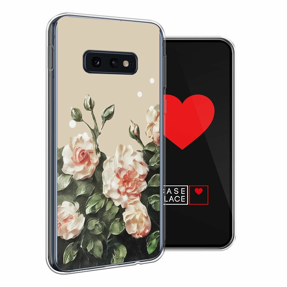 Чехол на Samsung Galaxy S10E / Самсунг Галакси S10E с принтом "Цветочная картина 1" — фото 1